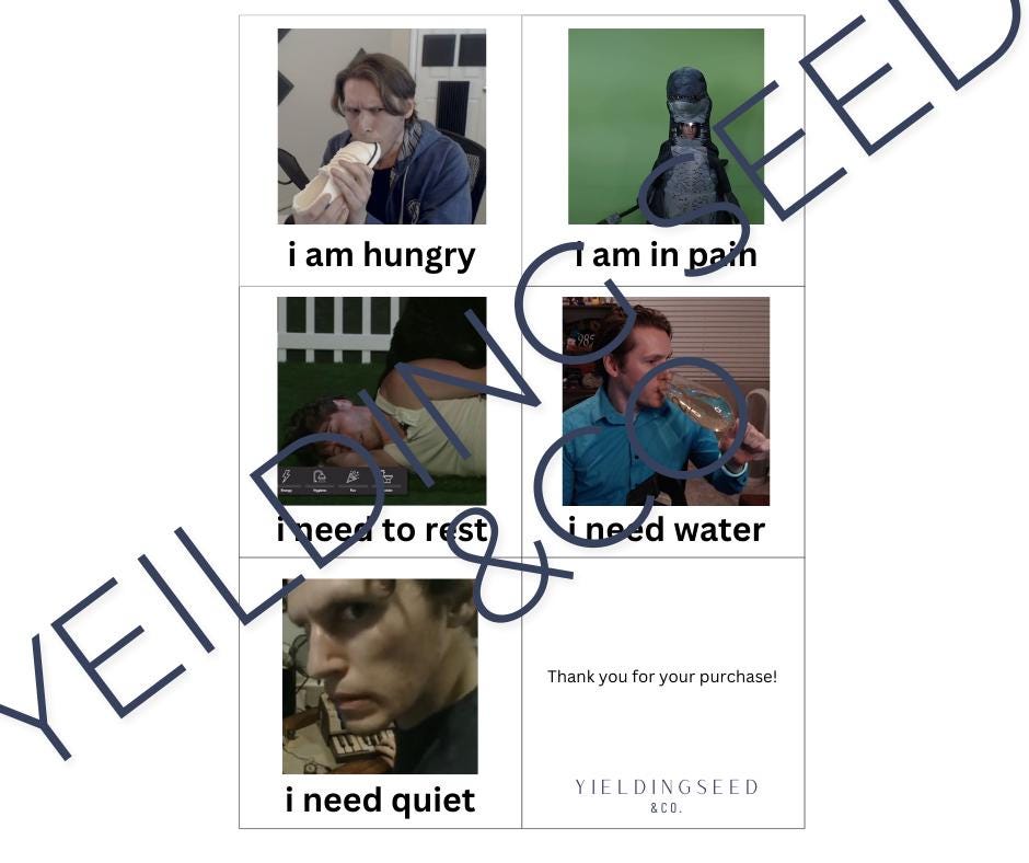 Printable Jerma Verbal Shut Down Cards - Etsy