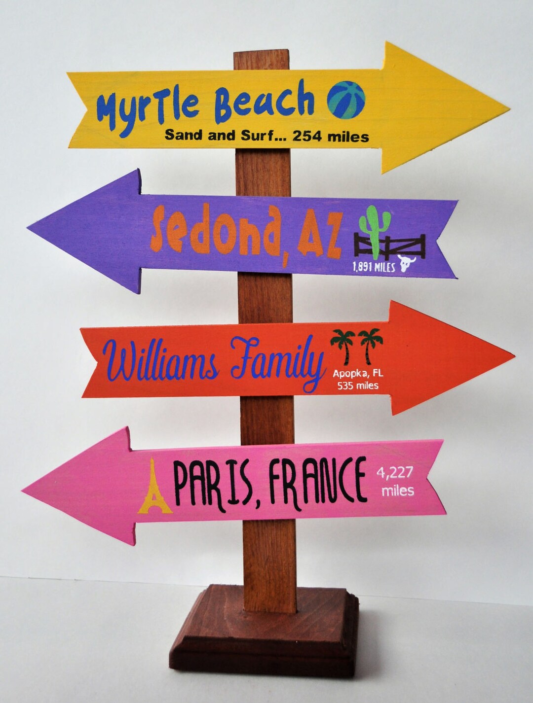 Warm Breezes Directional Signs Personalized Beach Southern Tropical ...