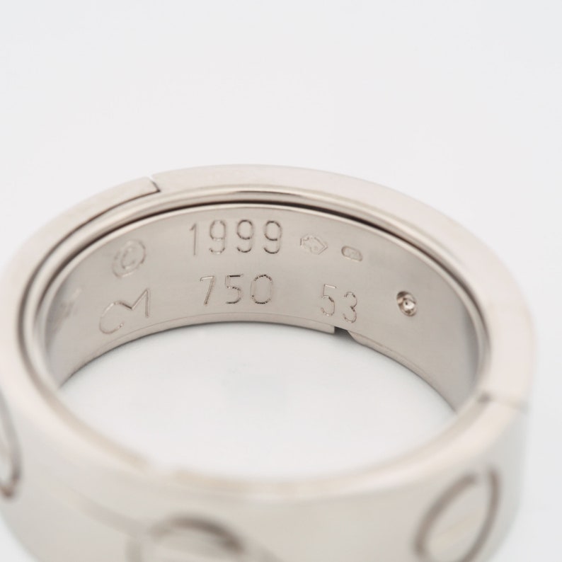 Cartier Astro Love Ring White Gold 53 US 6.25 1999 Limited Edition - Etsy