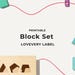Block Set | Printable Lovevery Label - Etsy