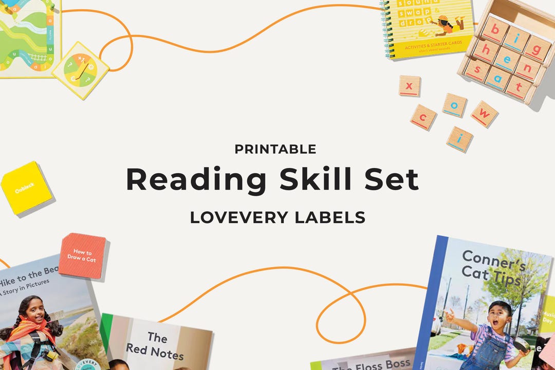 The Reading Skill Set | Printable Lovevery Labels - Etsy