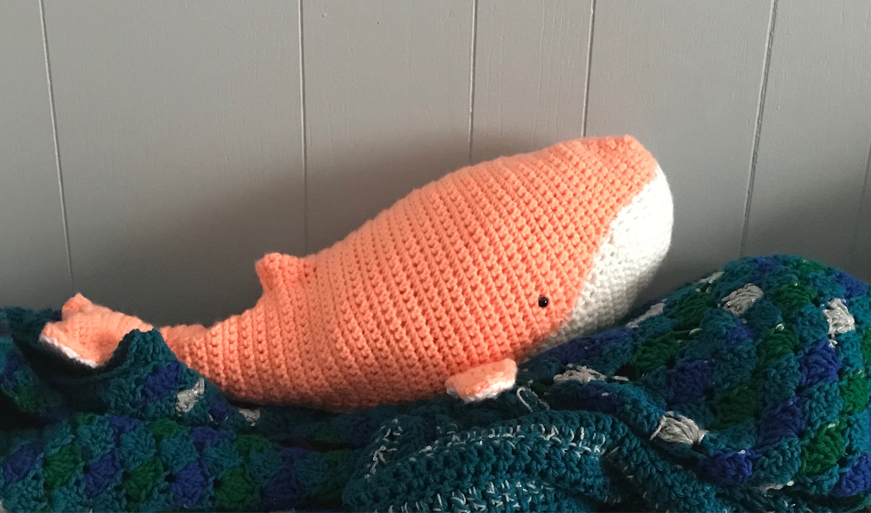 Walter the Whale, Crochet Whale Stuffed Animal - Etsy