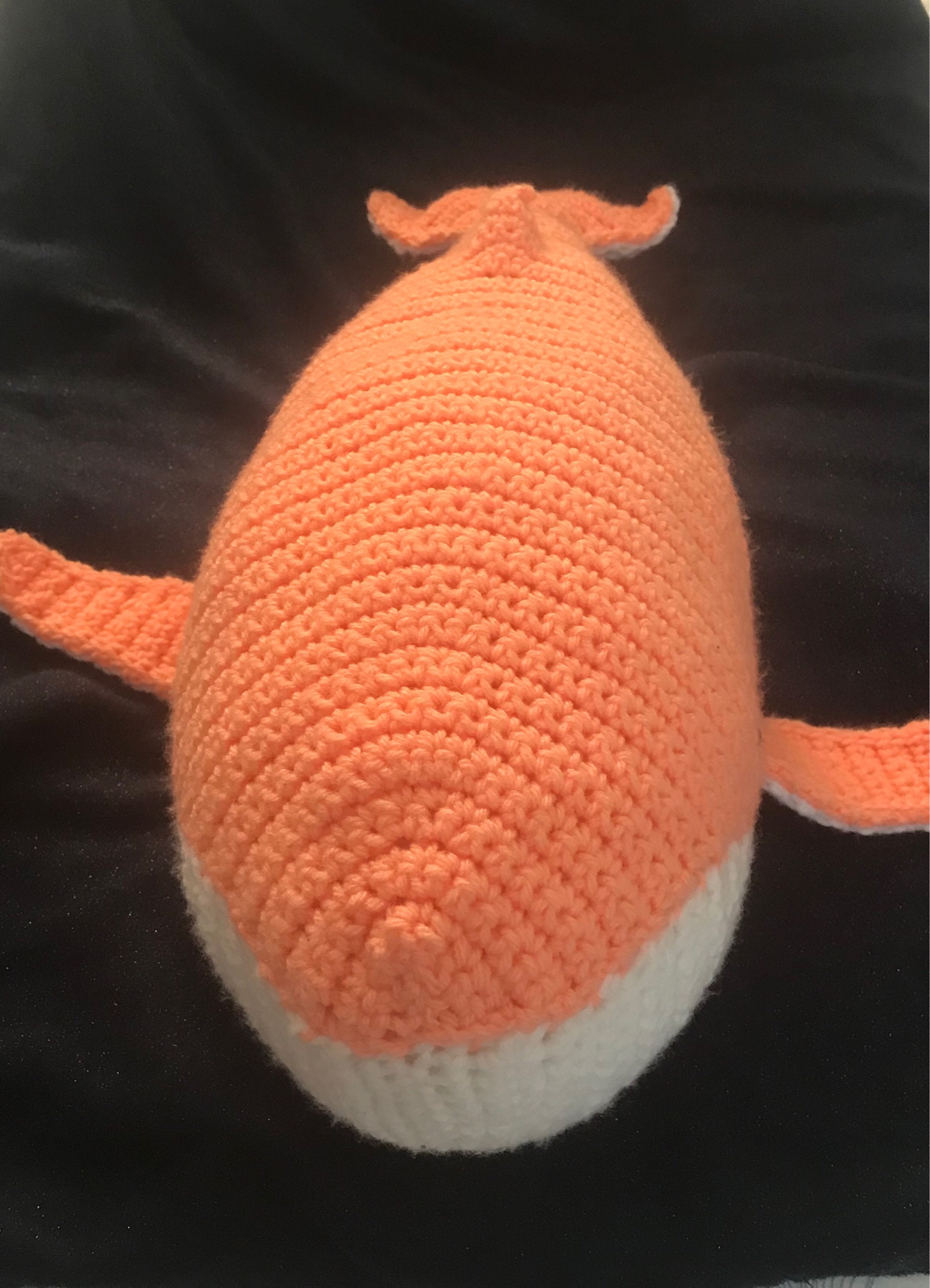 Walter the Whale, Crochet Whale Stuffed Animal - Etsy