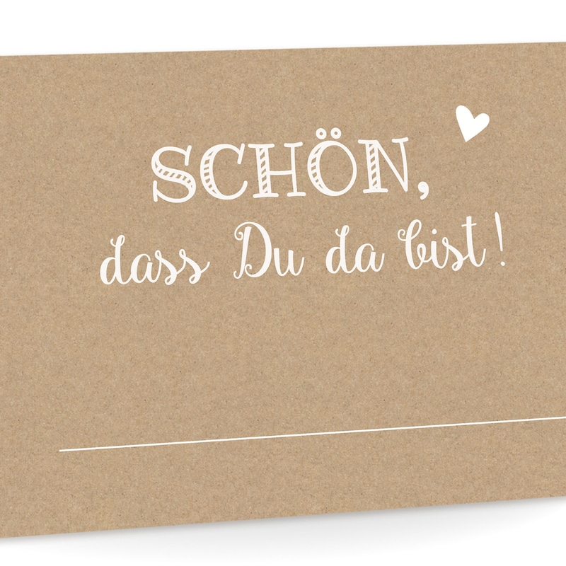Schön, dass du da bist - Etsy.de