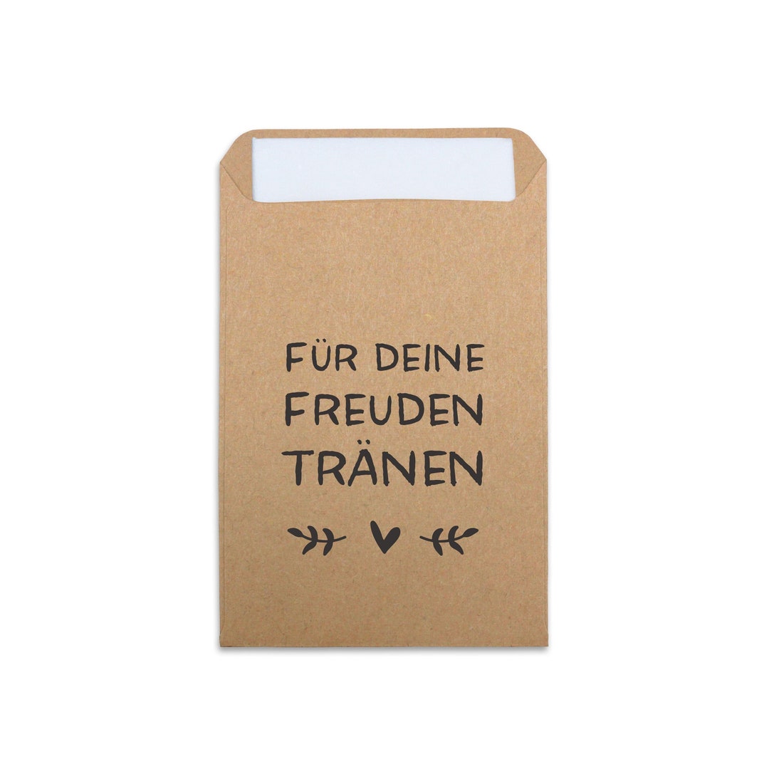 Tears of Joy Handkerchiefs Packaging for Your Tears of Joy Wedding - Etsy