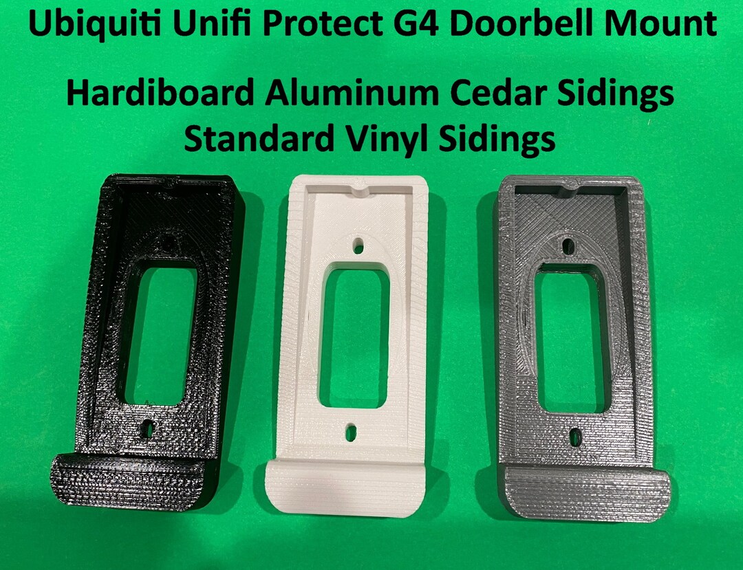 Ubiquiti Unifi Protect G4 Video Doorbell Mount for Vinyl, Hardi Board ...