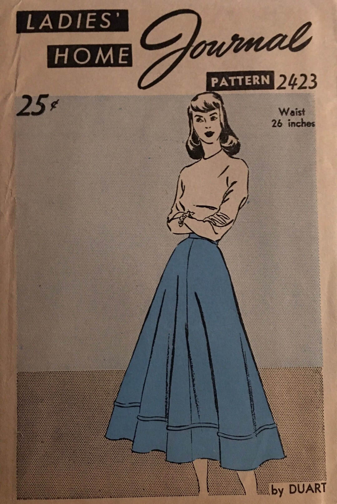 1950s Ladies Home Journal Pattern 2423 UC/FF PERFECT Condition - Etsy