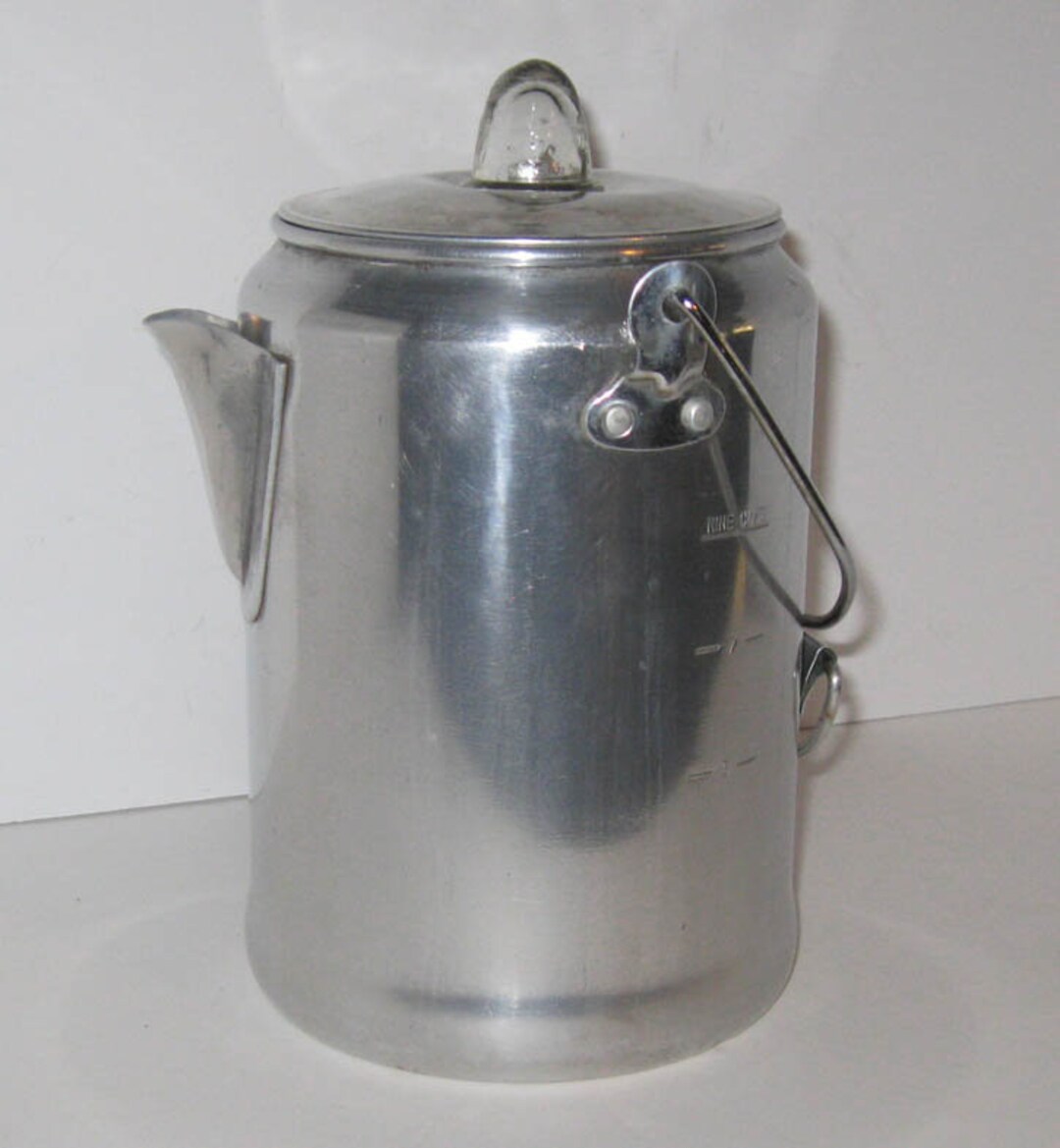 Vintage American Camper Aluminum 9-cup Stovetop Coffee Pot - Etsy