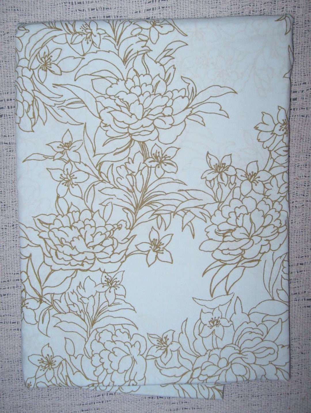 Carlin Rose Tracery Blue Sheet Twin Flat Extra Long - Etsy
