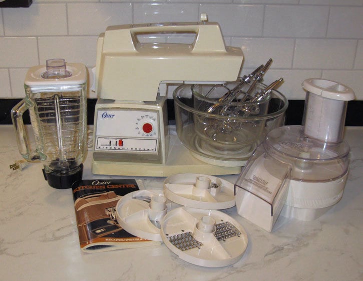Vintage Oster Kitchen Center Set Mixer Ice Cream Processor, 52% OFF