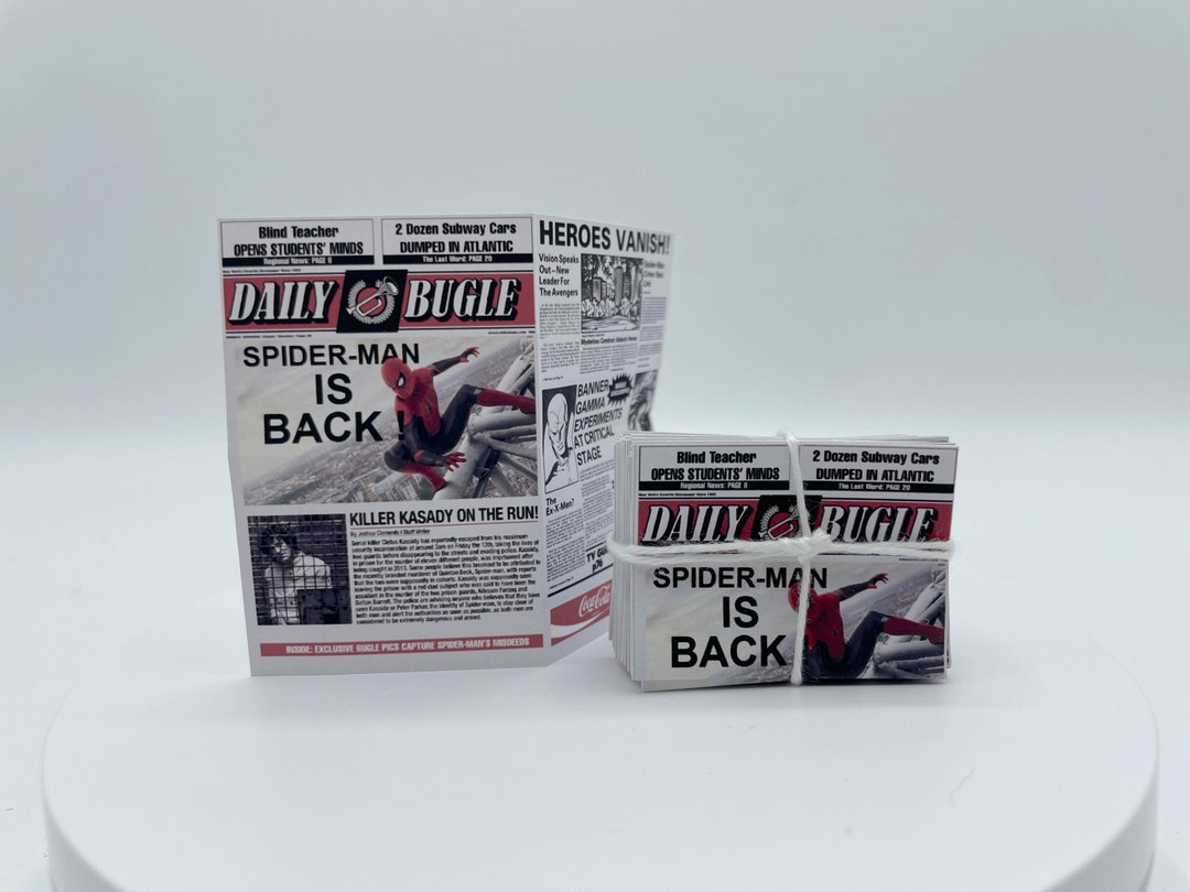Journaux Spiderman/daily Bugle - Etsy