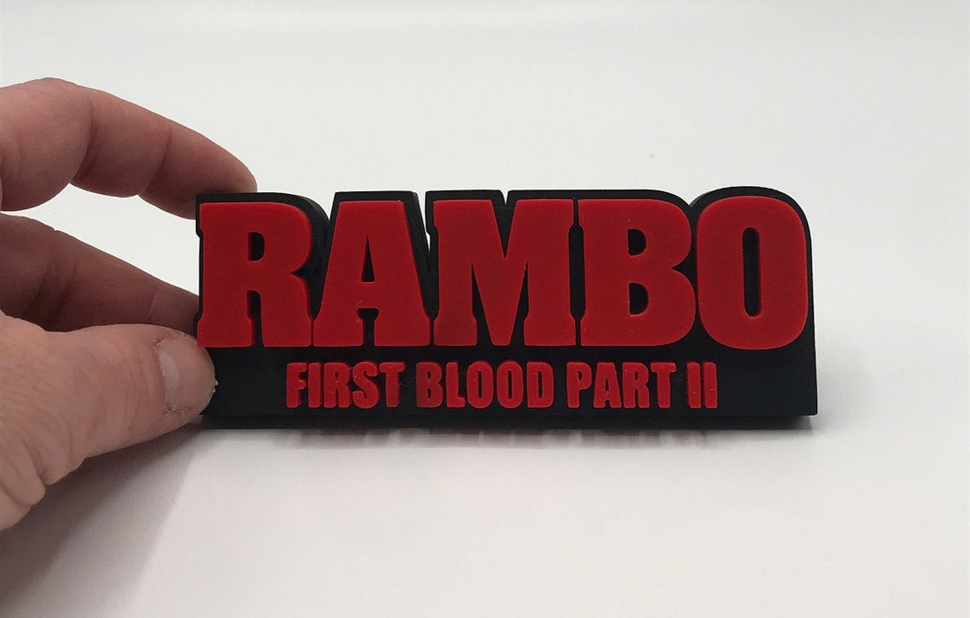 Logo Rambo First Blood Part II - Etsy