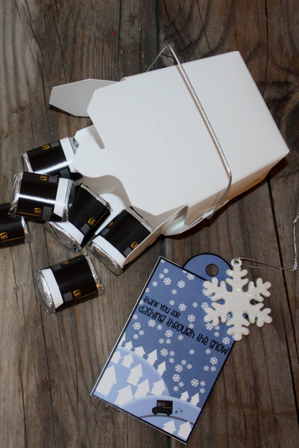 Delivery Truck Candy Wrapper Instant Download UPS Truck Candy - Etsy