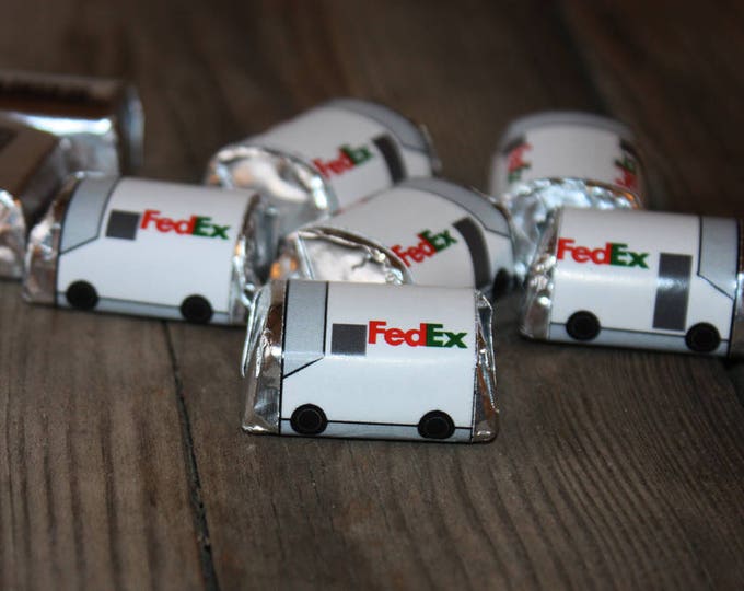 Delivery Truck Candy Wrapper Instant Download, UPS Truck Candy Wrapper ...
