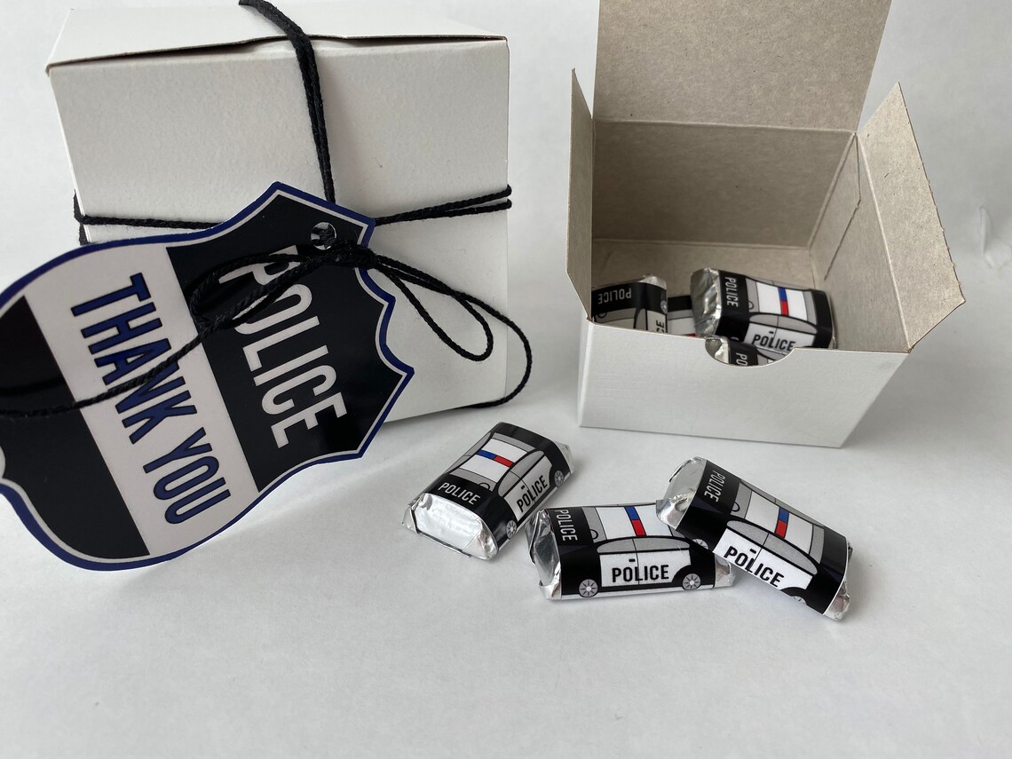 Police Car Candy Wrapper Instant Download Police Officer - Etsy