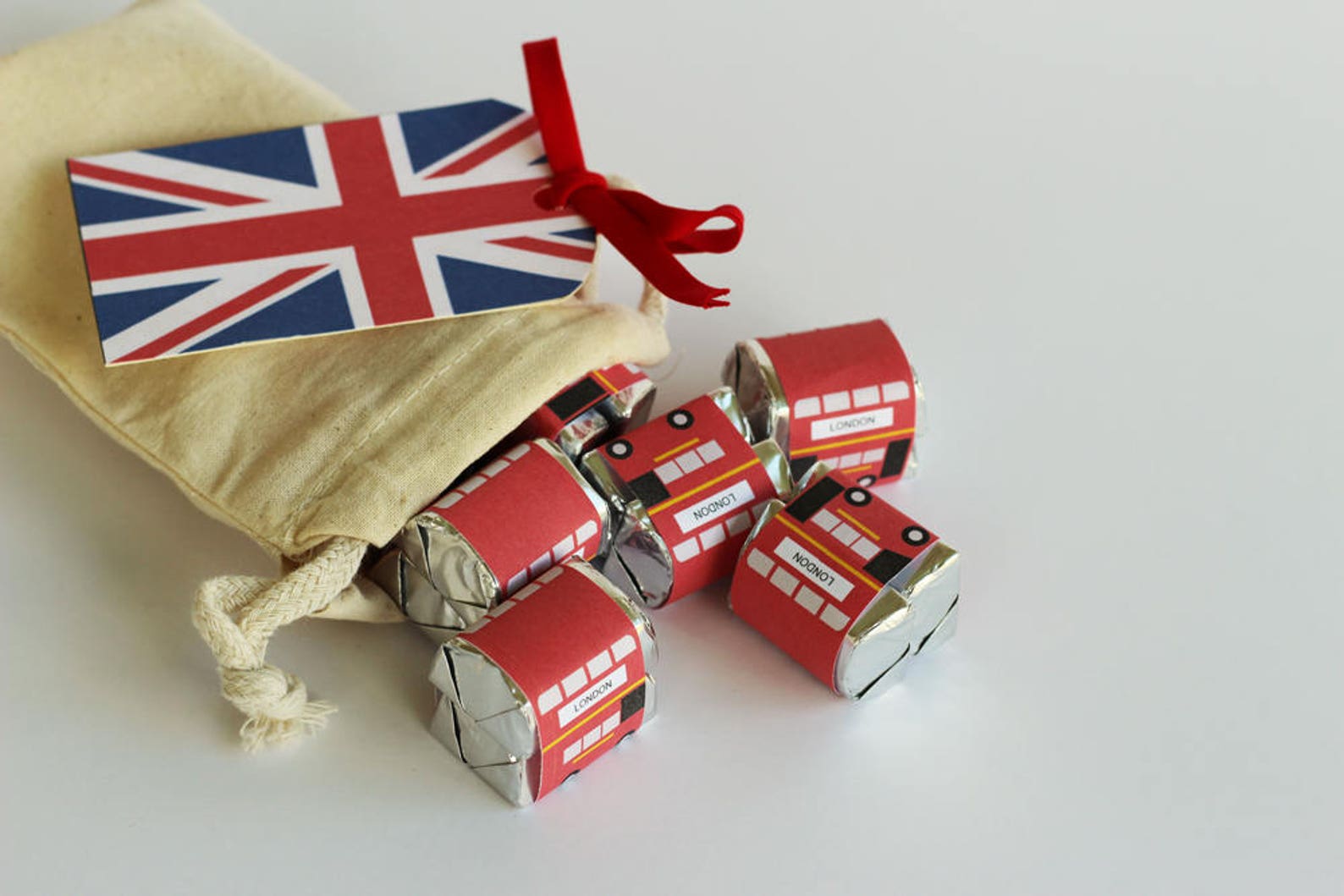 Double Decker Bus Candy Wrapper Instant Download, Bus Printable - Etsy