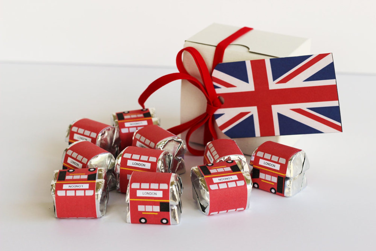 Double Decker Bus Candy Wrapper Instant Download, Bus Printable - Etsy