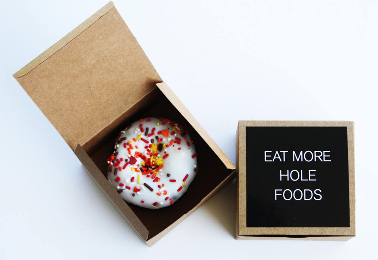 Dozen Individual Donut Boxes 12 White or Kraft Single - Etsy