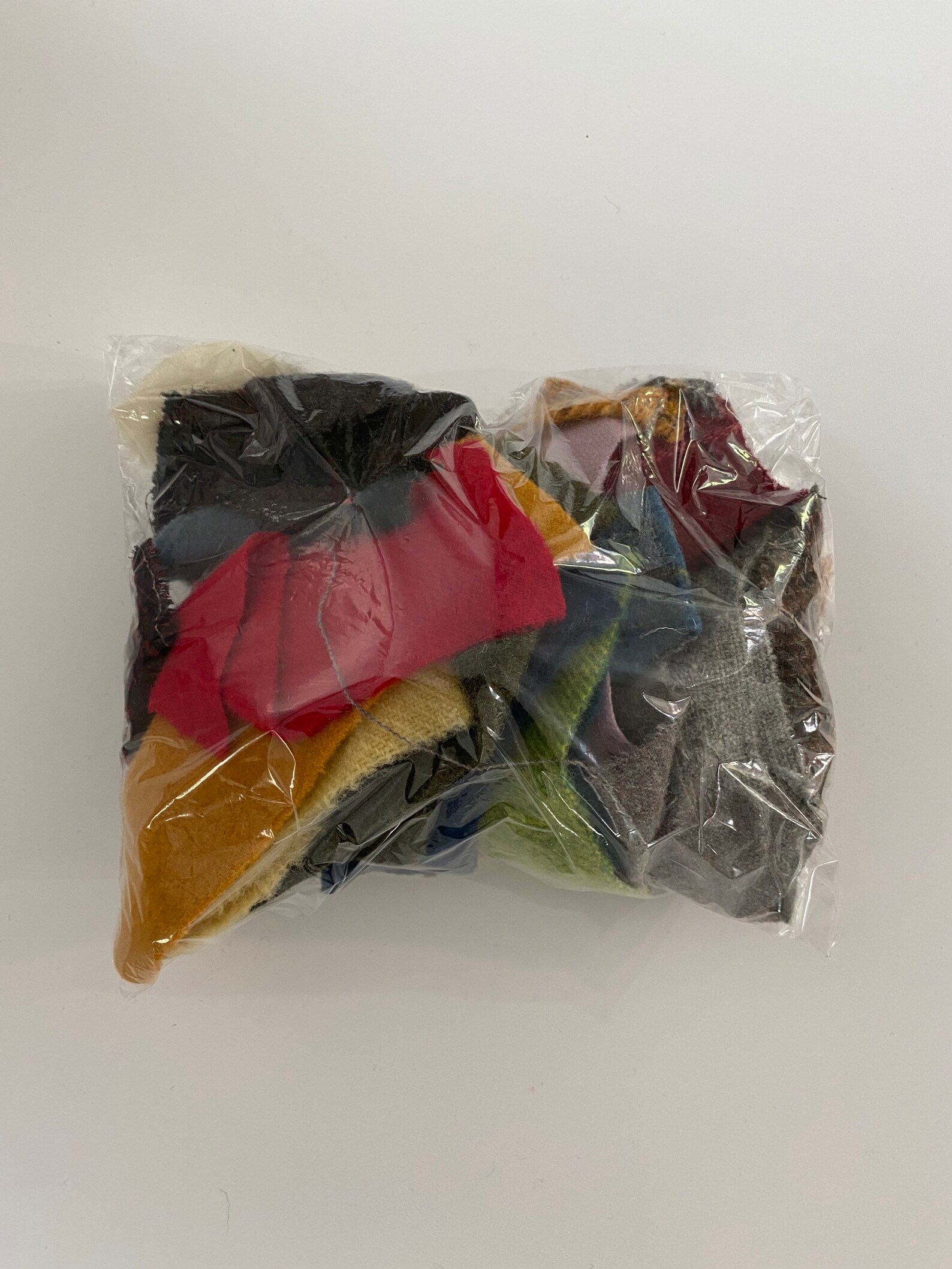 FELTED WOOL SCRAPS Grab Bag (5 Ounce Bag) for Appliqué, Needle Felting ...