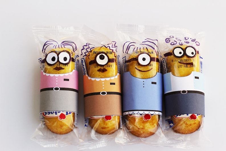 Minion Missionary Twinkie Wrappers INSTANT DOWNLOAD, Minionary Twinkie ...