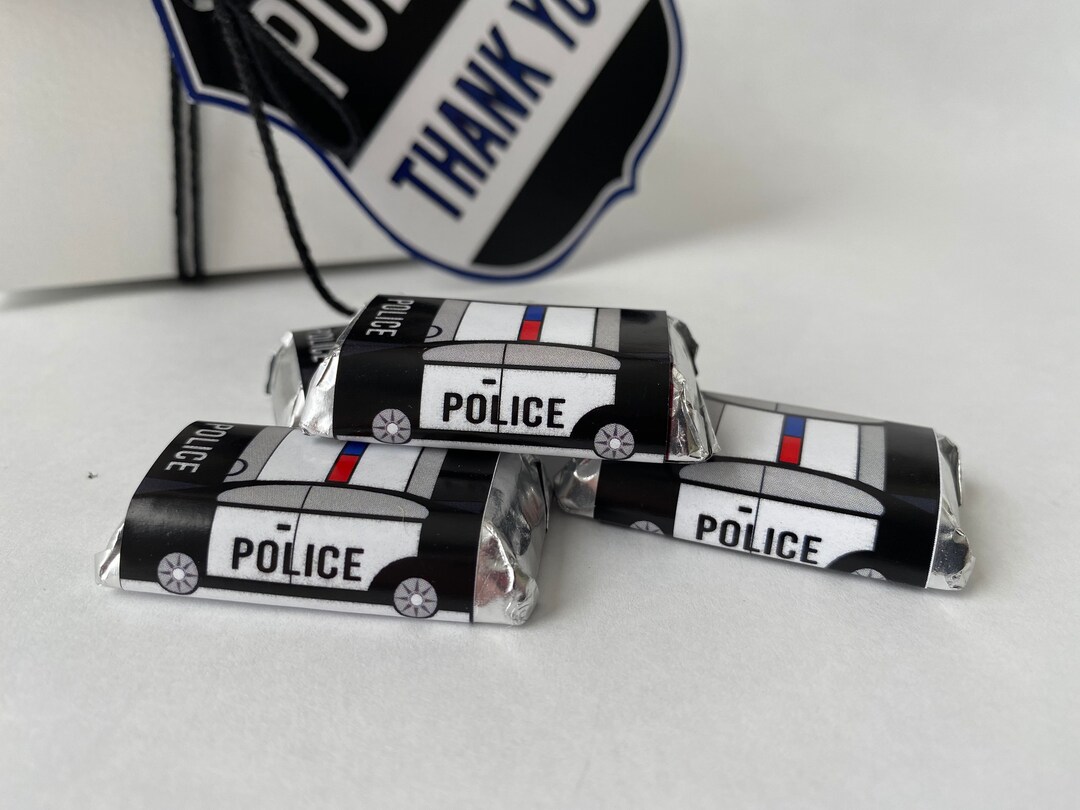 Police Car Candy Wrapper Instant Download, Police Officer Appreciation ...