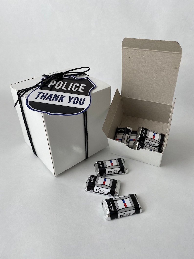 Police Car Candy Wrapper Instant Download, Police Officer Appreciation ...