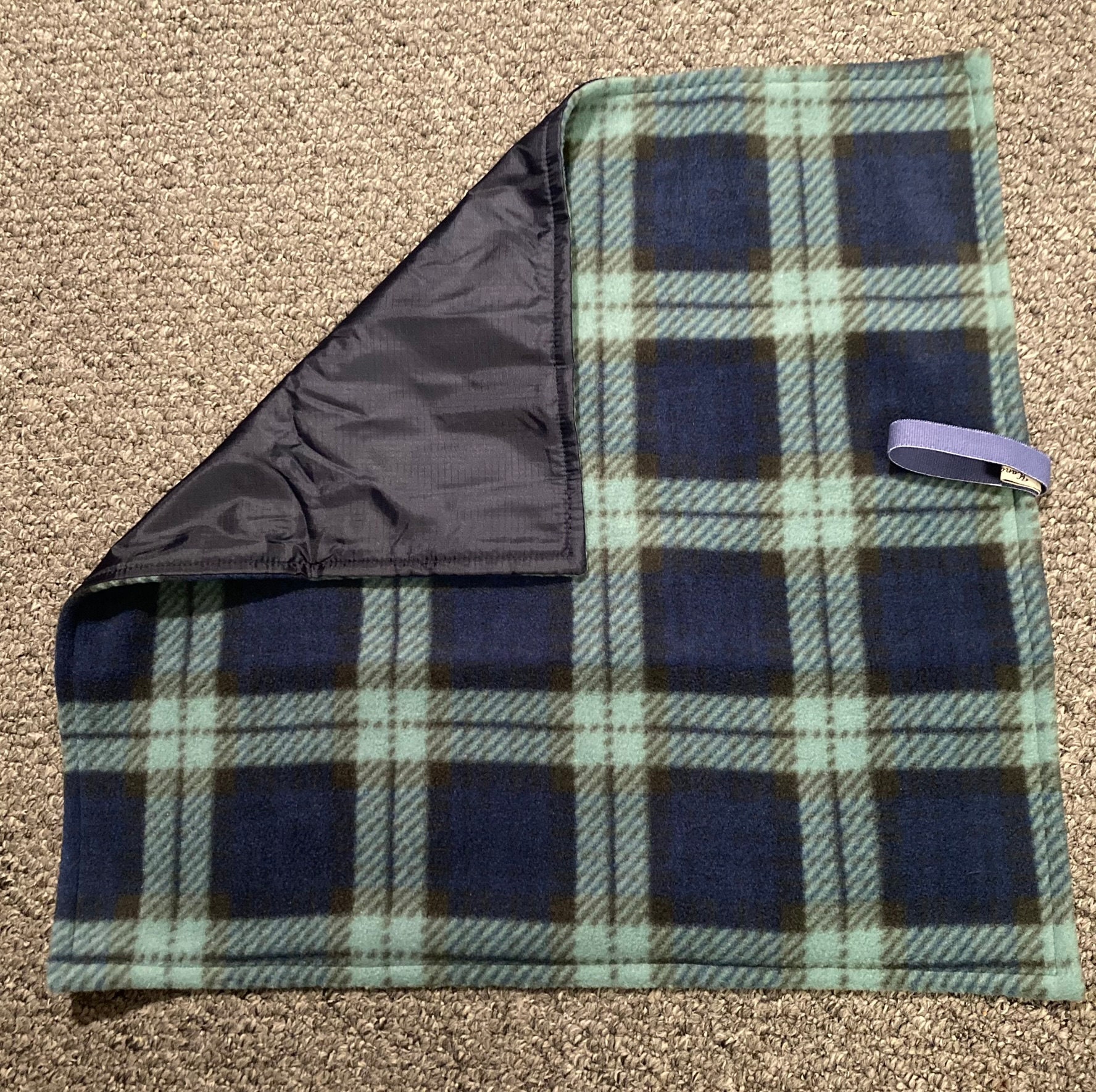 Fleece "sit-upon" Mat With Waterproof Backing. - Etsy
