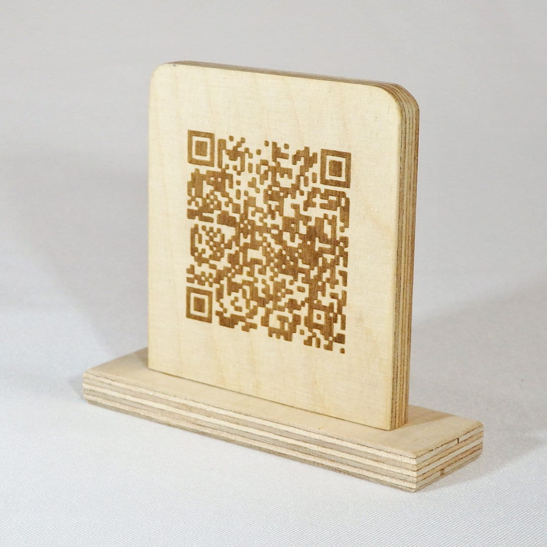 QR Code Stand - Etsy