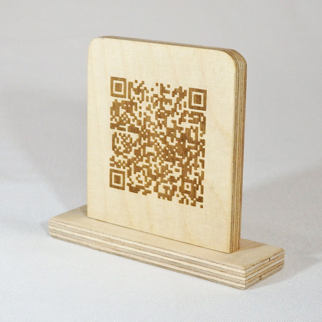 QR Code Stand - Etsy