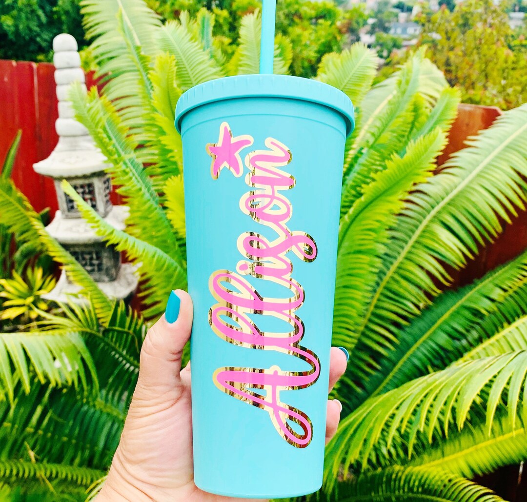 Personalized Shadow Name Tumbler Custom Cup With Name Gift for Her ...