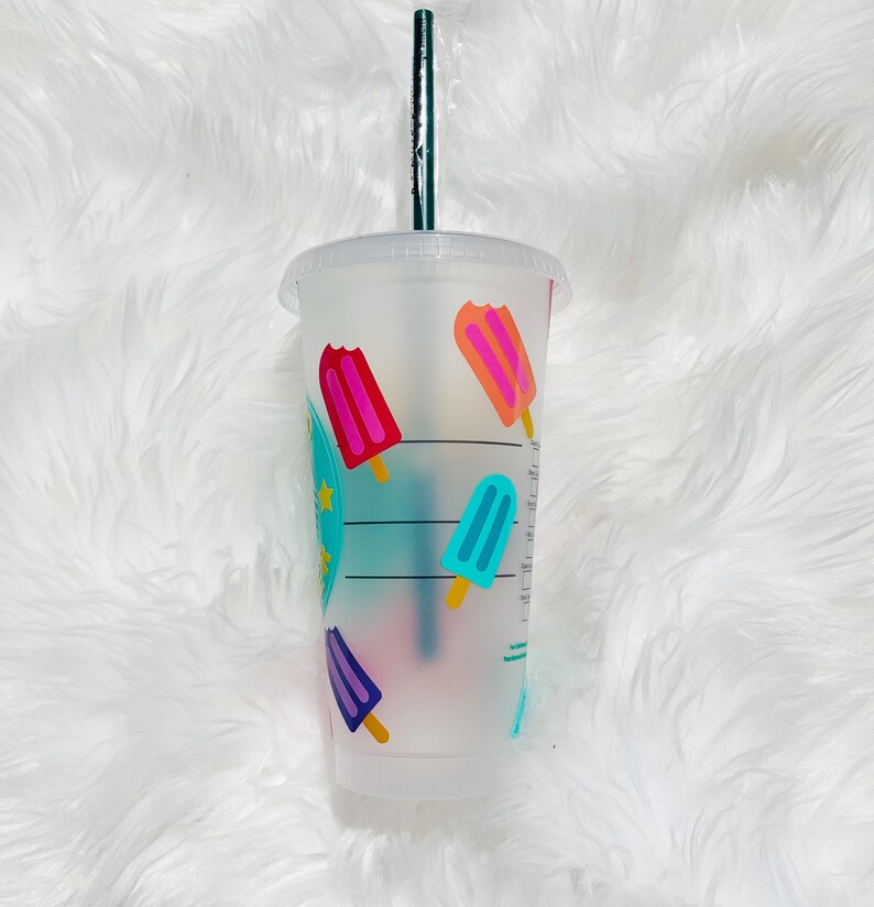 Hello Summer Popsicle Starbucks Reusable Venti Cold Cup | Etsy