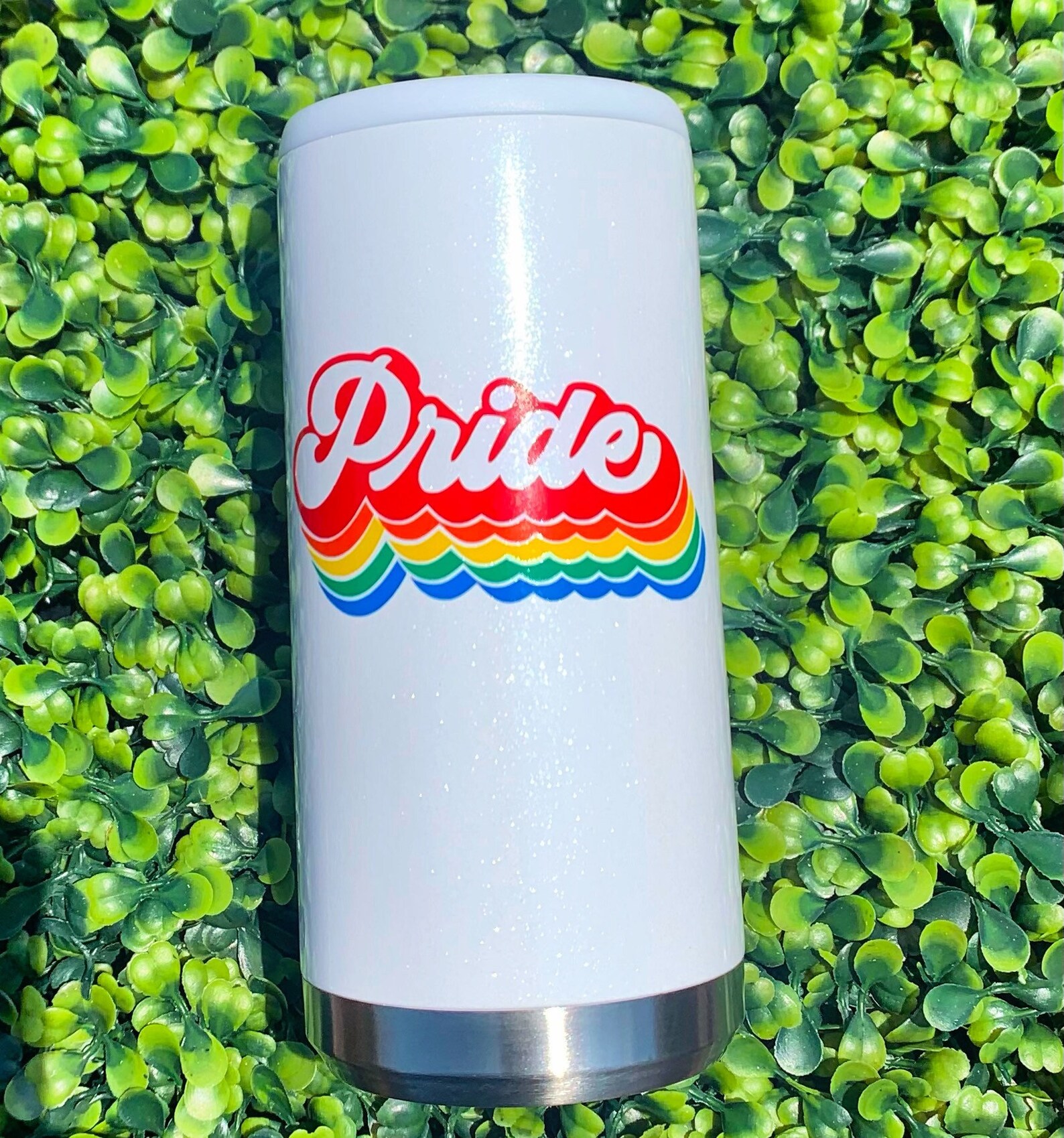 Pride Lgbtq Slim Can Cooler Gay Pride Slim Can Holder Etsy France