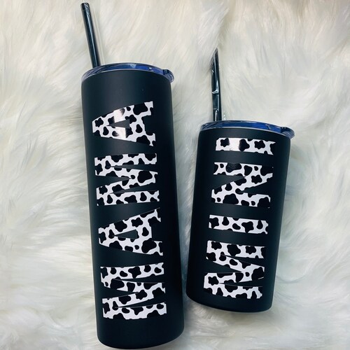 Mama And Mini Tumbler Set Glitter Tumbler Set Mommy And Me Etsy