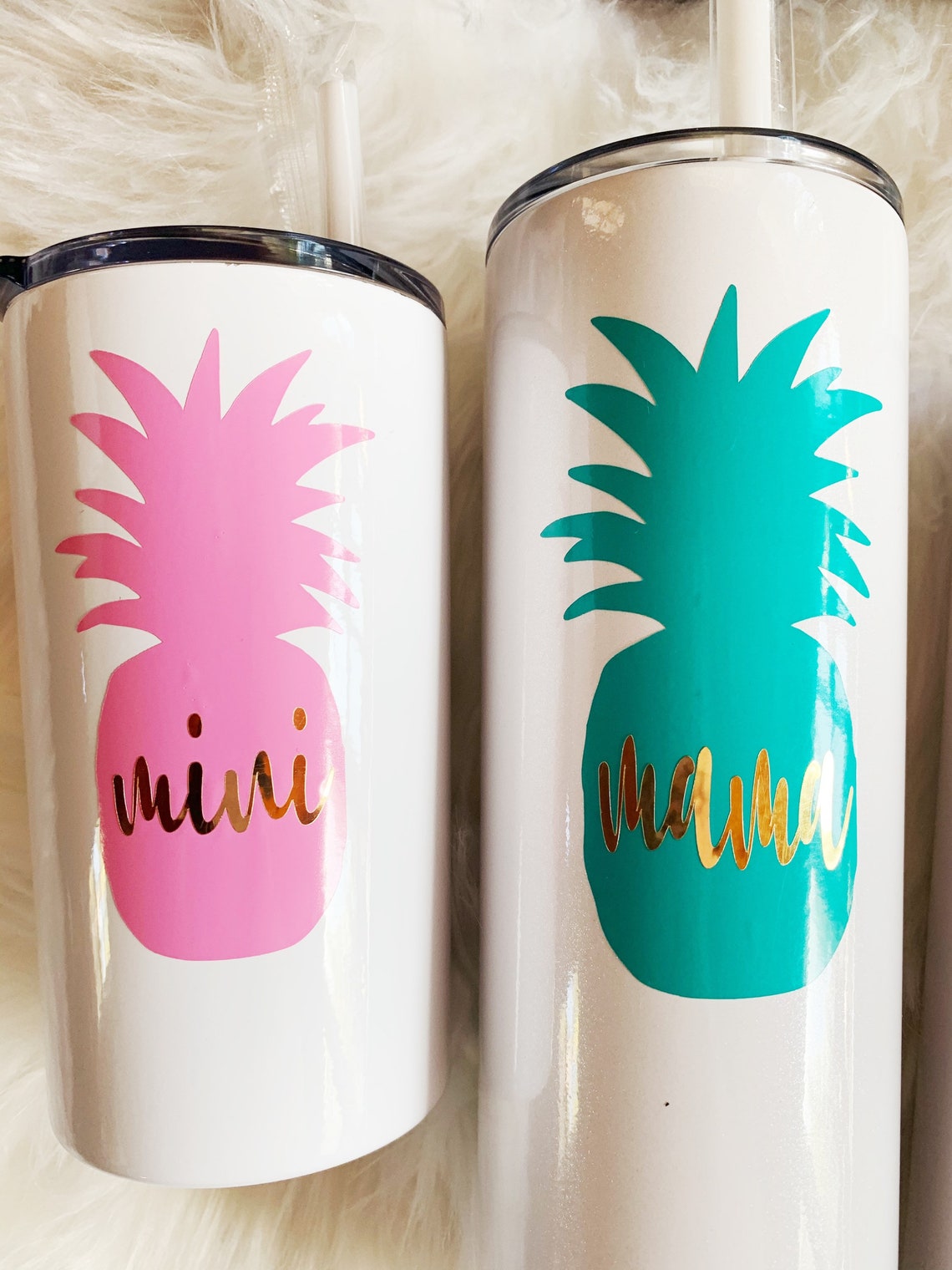 Mommy And Me Matching Tumblers Mama And Mini Tumbler Set Mom Etsy