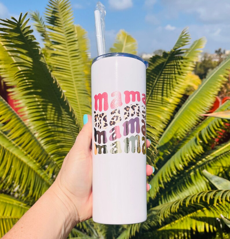 Retro Mommy And Me Matching Tumblers Mama And Mini Tumbler Etsy