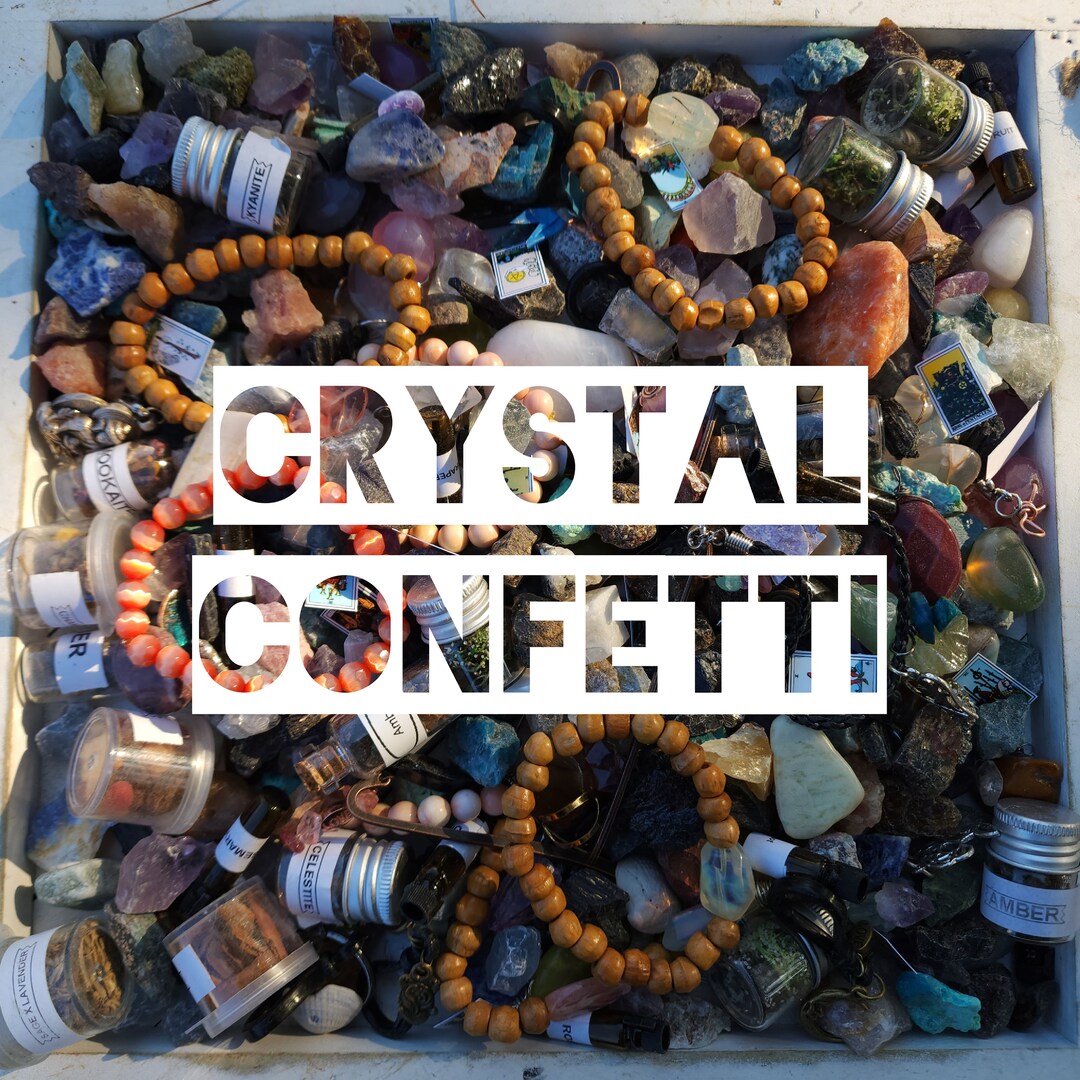 Crystal Confetti Scoop - Crystals, Handmade Crystal Jewelry, Oils ...