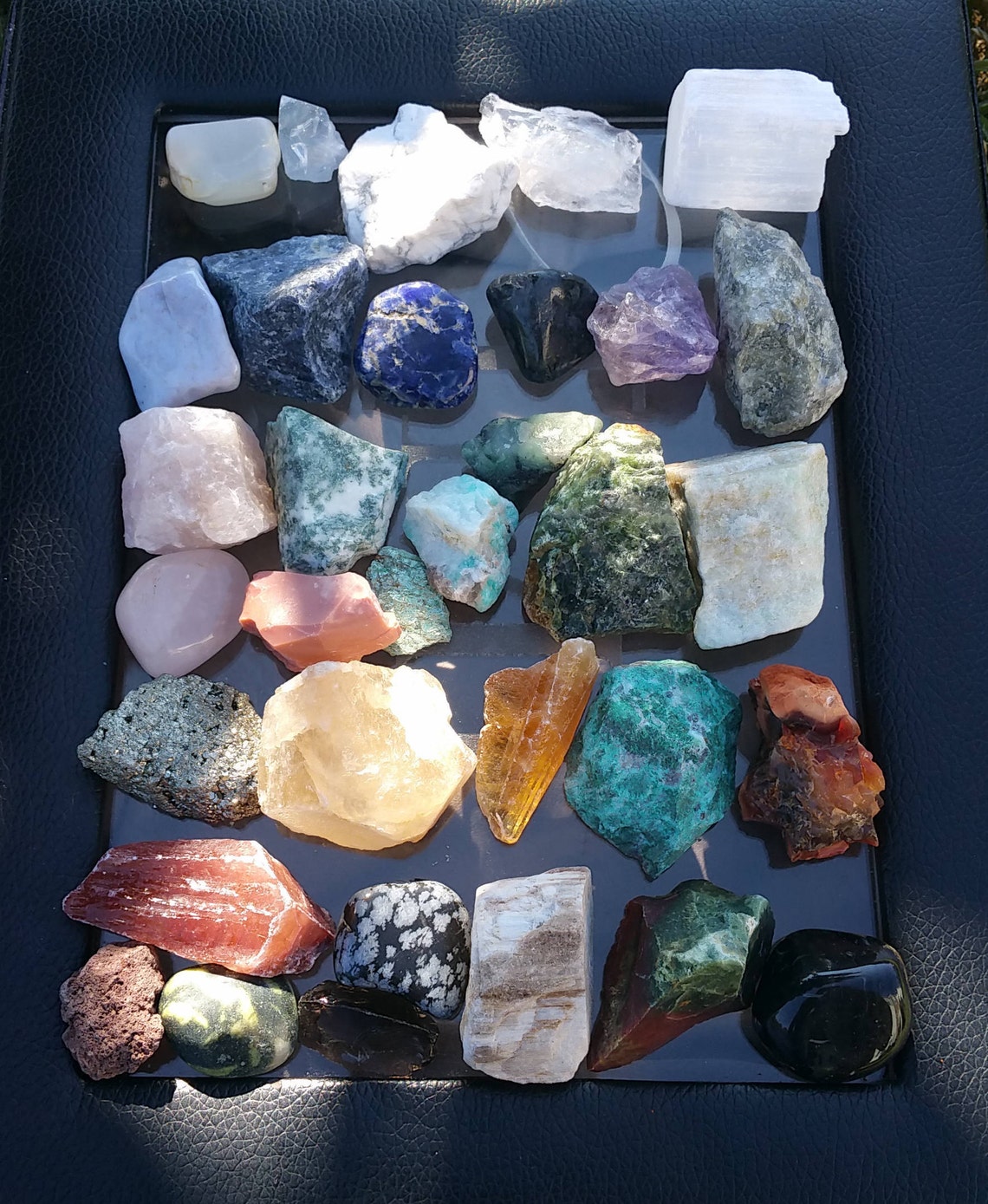 7 Piece Custom Chakra Set Choose Your Own Stone for Each - Etsy