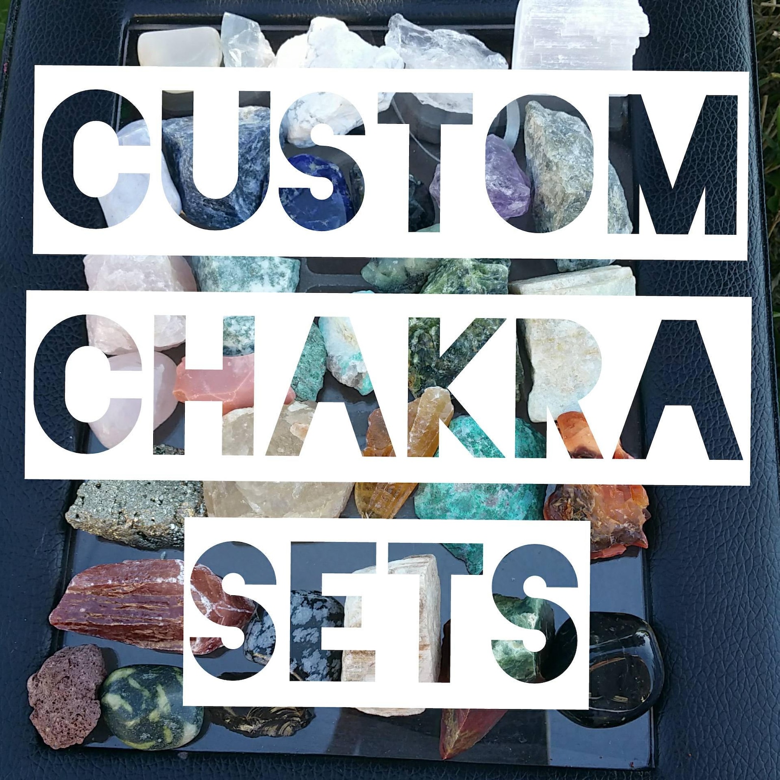 7 Piece Custom Chakra Set - Choose Your Own Stone for Each Chakra - Etsy