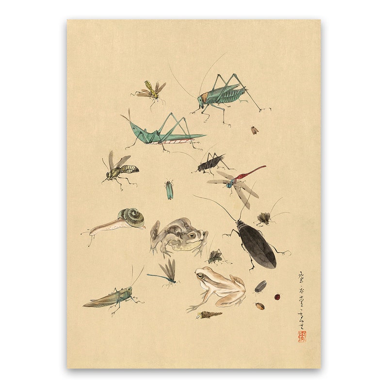 Insect Painting - Etsy