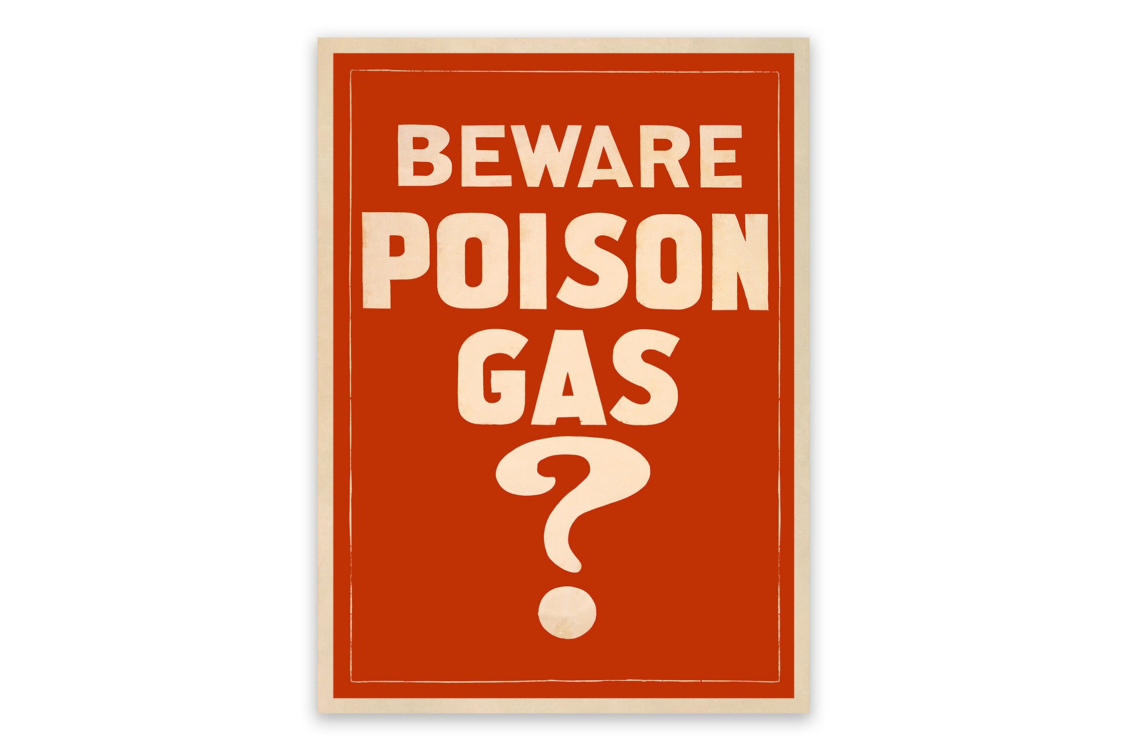 Poison Gas Sign