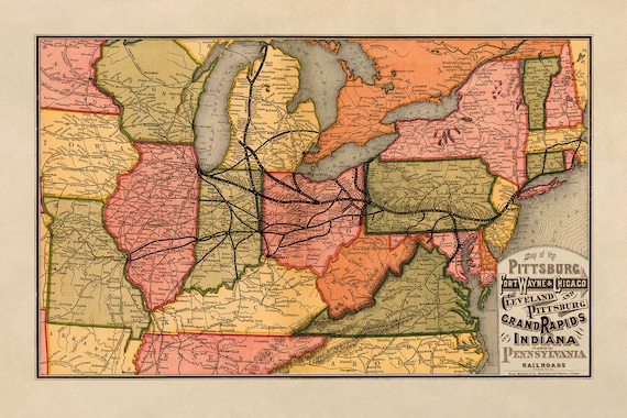 United States Railroad System Map US Rail Map, US Railroad Map