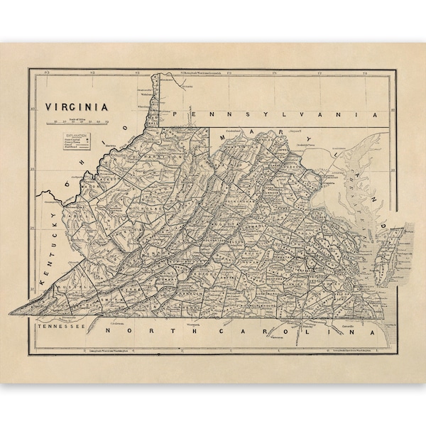 Antique Virginia - Etsy