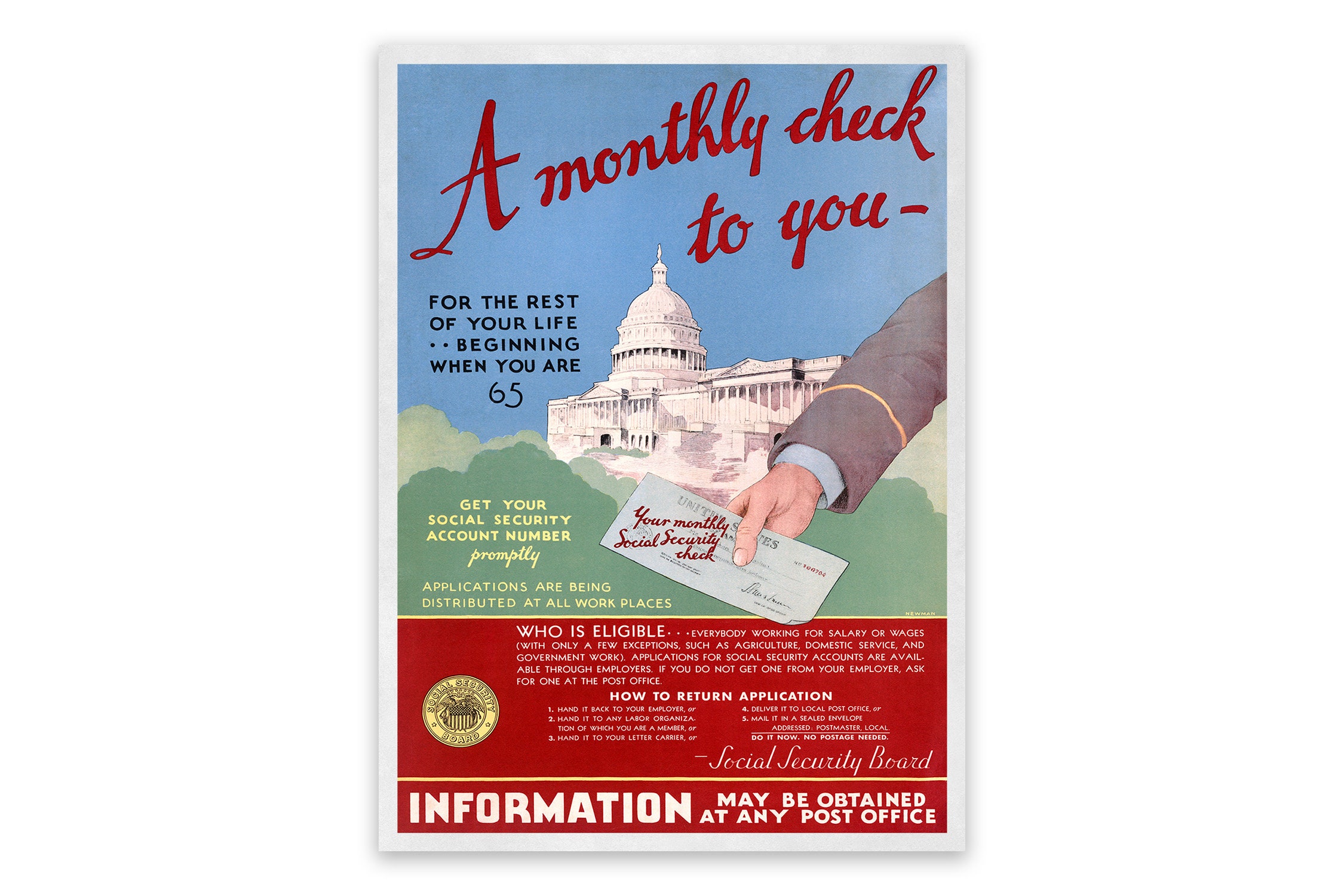 Social Security Administration Poster