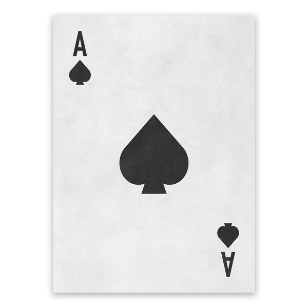 Large Poster Playing Cards - Etsy