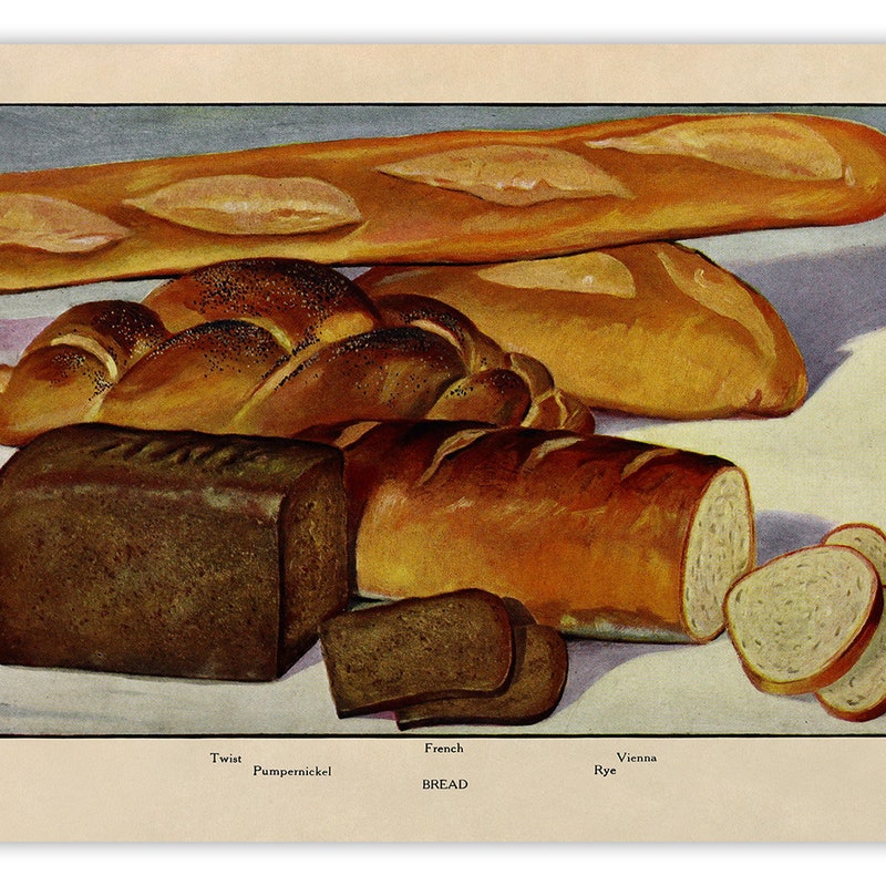 Bread Painting - Etsy