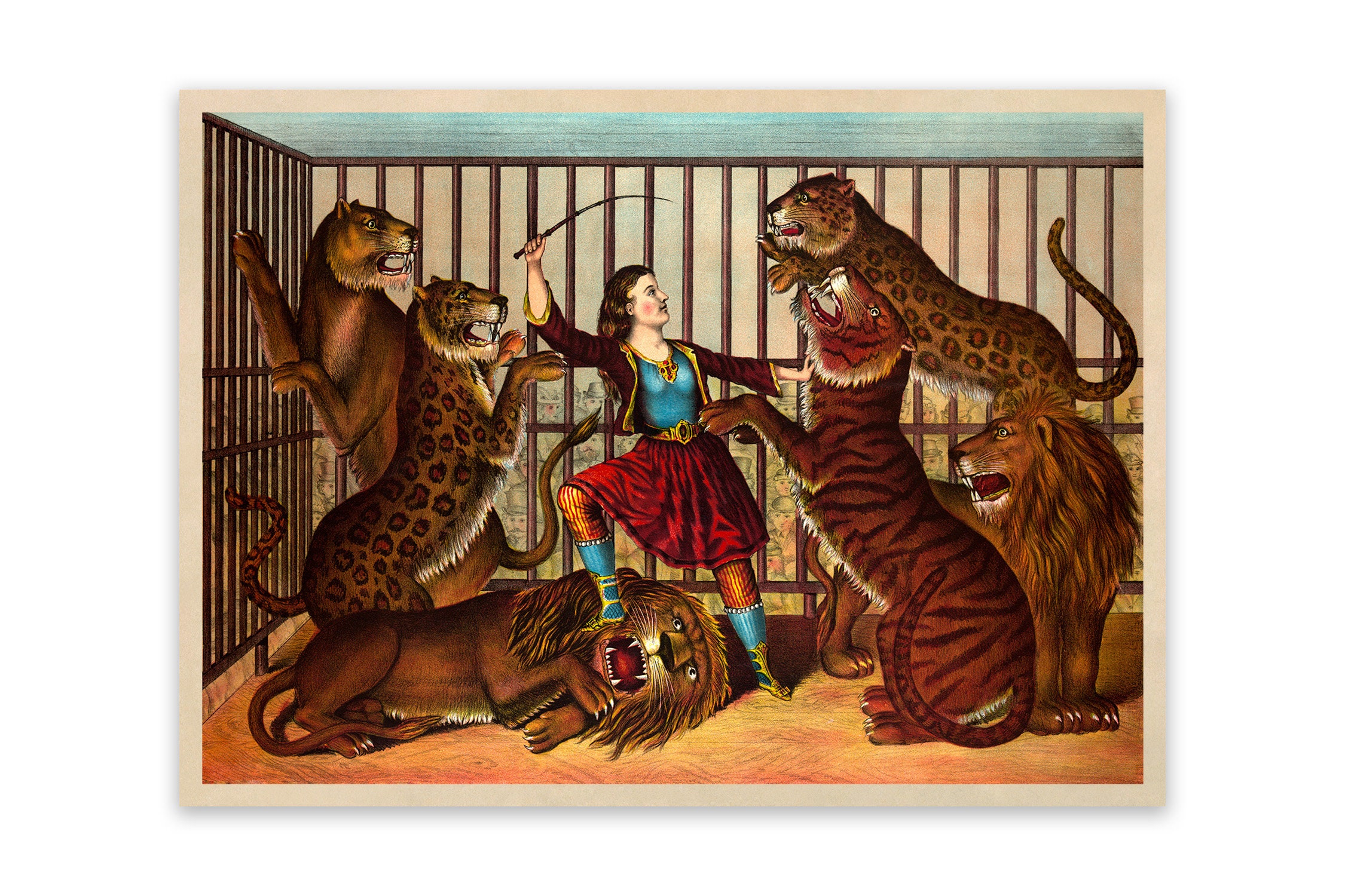 Female Circus Lion Tamer