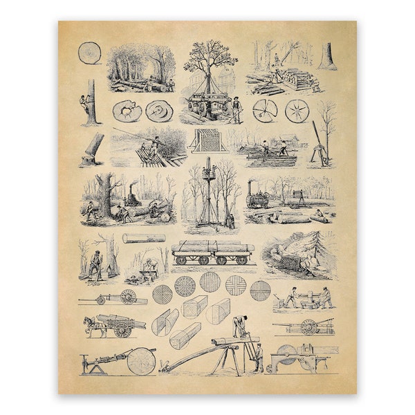 Lumberjack Print - Etsy