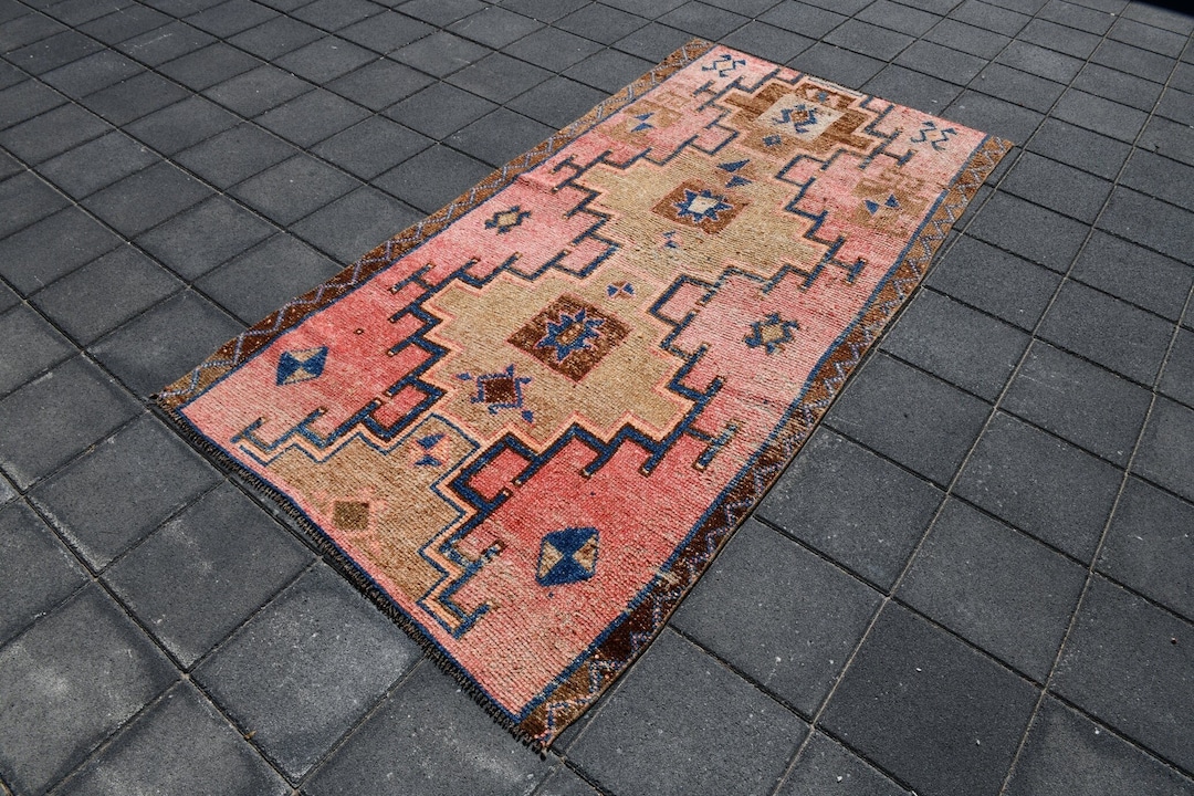 4x8 Vintage Rug 4x8 Rug Vintage Wool Rug Turkey Rug 4x8 Rugs 4x8 ...