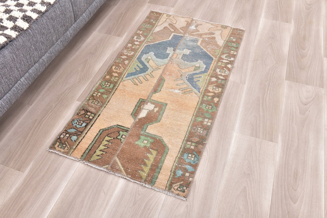 2x4 Vintage Rug 2x4 Rug 2x4 Turkish Rug,faded Rug,unique Rug,2x4 Wool ...