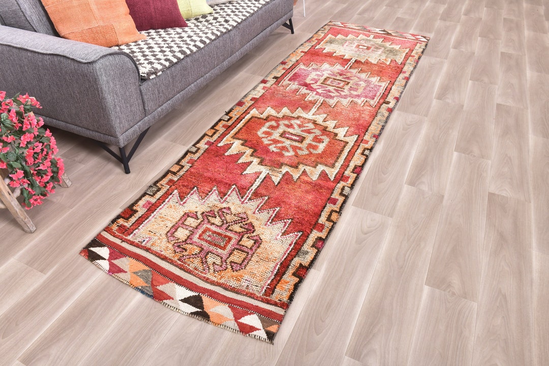 3x11 TURKISH VINTAGE Runner,3x11 Runner Rug,3x11 Rug,3x11 Vintage Rug ...